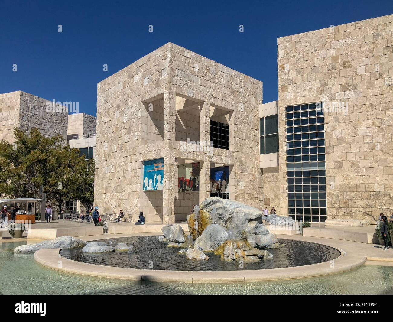 The Getty Center museum in Los Angeles California USA was designed by ...