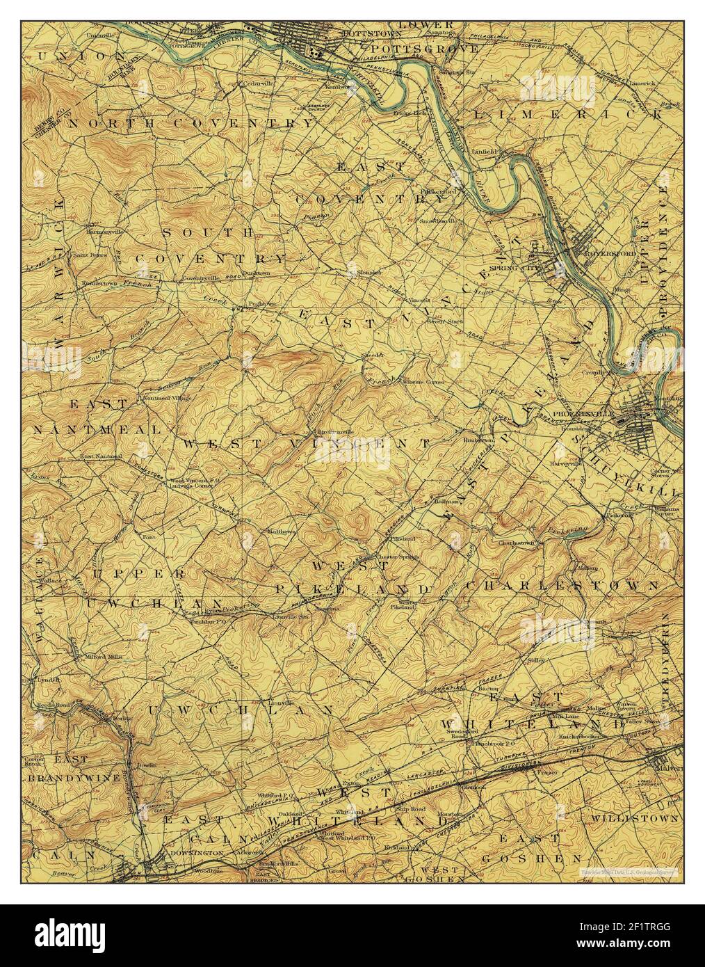 Map of phoenixville hi-res stock photography and images - Alamy