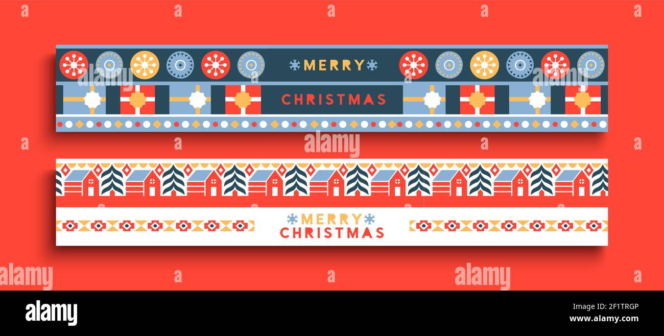 Christmas gift banner set Stock Vector Images - Alamy