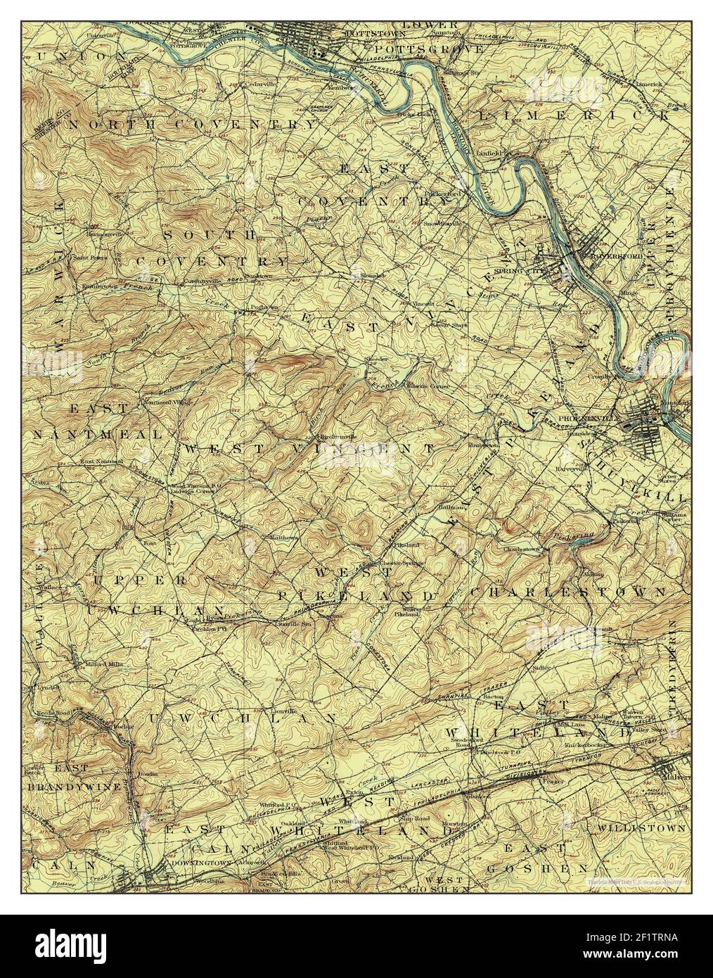 Map of phoenixville hi-res stock photography and images - Alamy