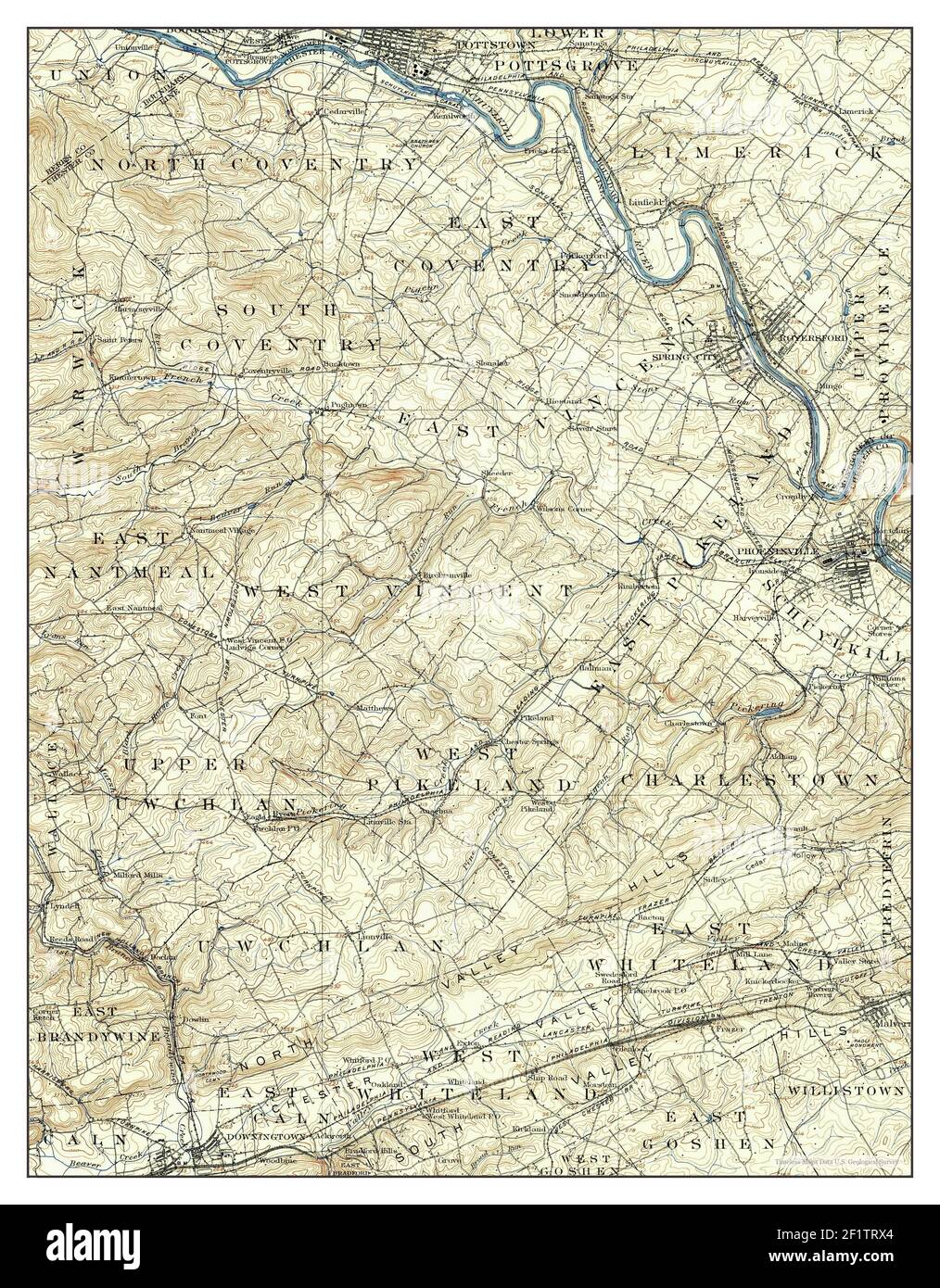 Phoenixville, Pennsylvania, map 1906, 1:62500, United States of America ...