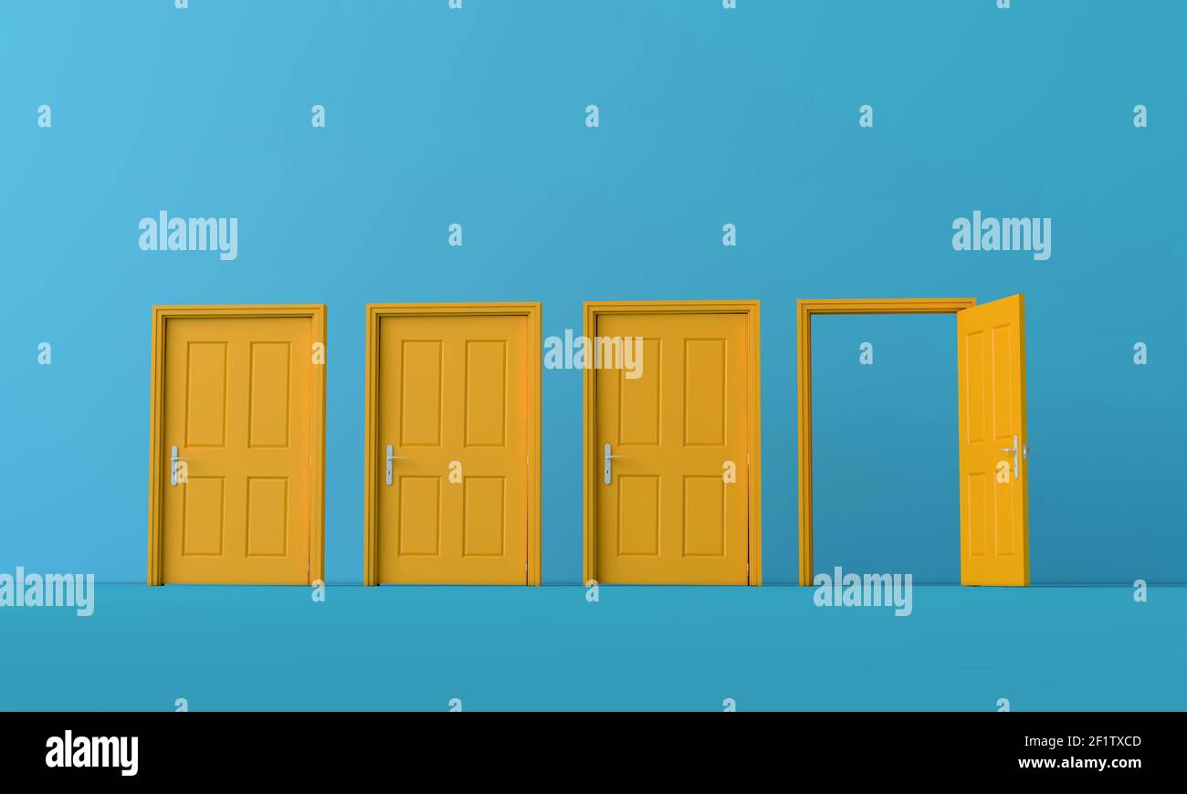 Open door and opportunity hi-res stock photography and images - Alamy
