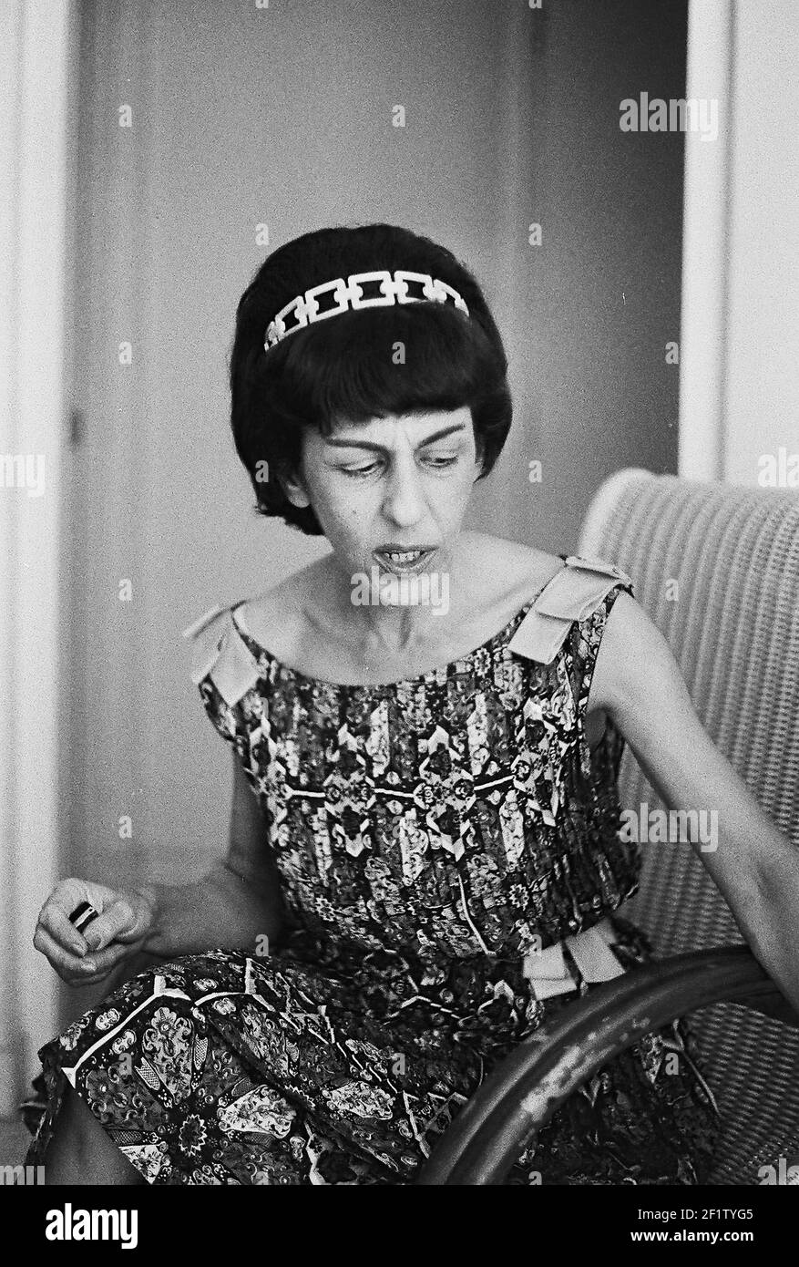 Celia Sanchez at home, Cuba, 1963. From the Deena Stryker photographs ...