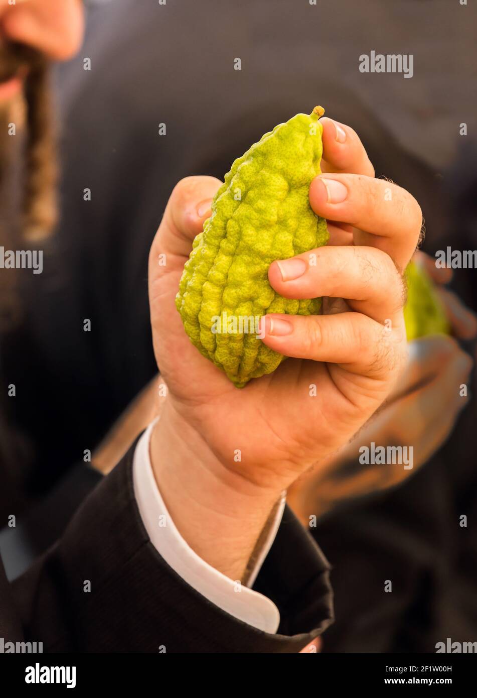 Orthodox jewish etrog hi-res stock photography and images - Alamy