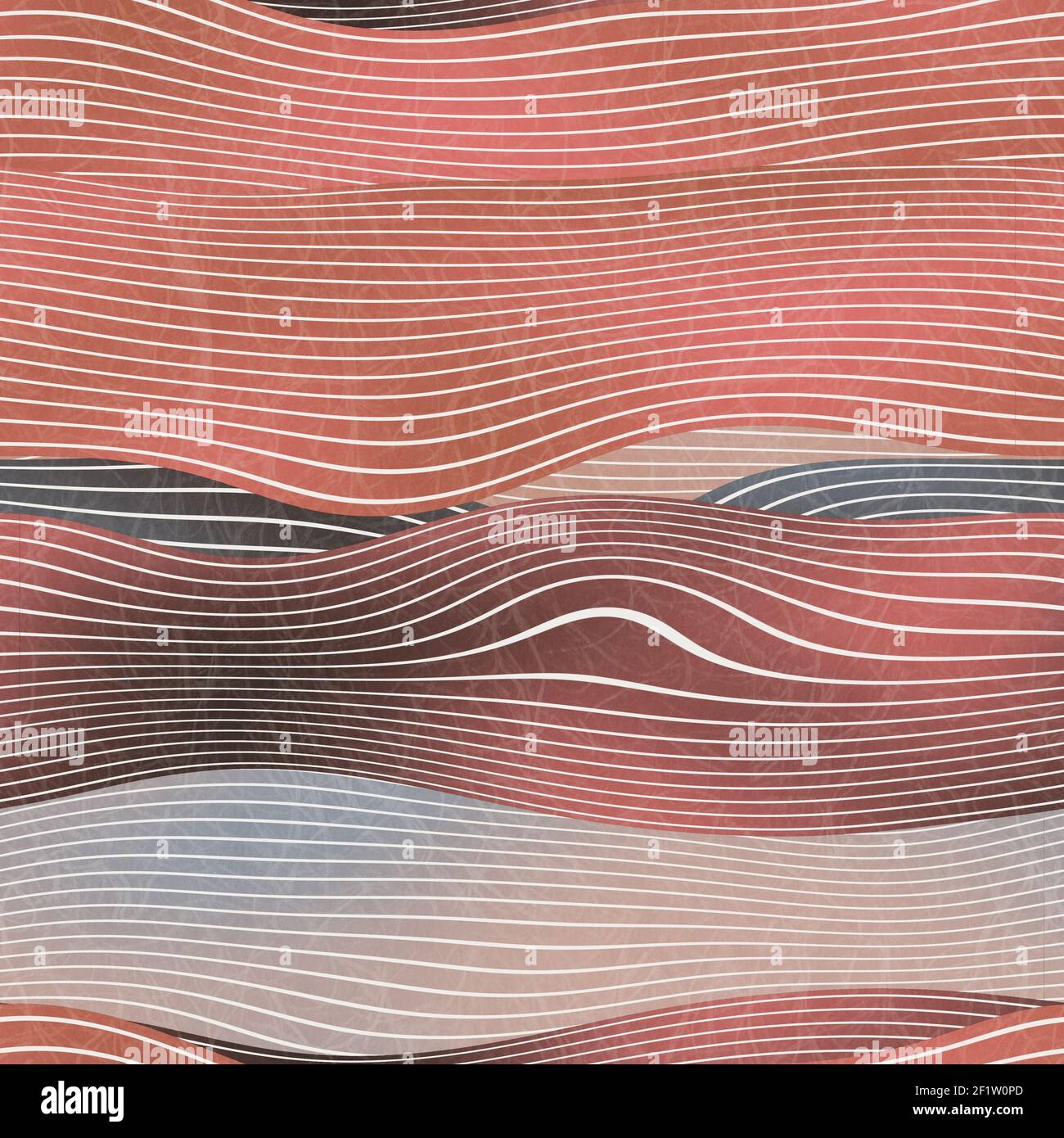 Seamless natural landscape hill pattern for print Stock Photo - Alamy