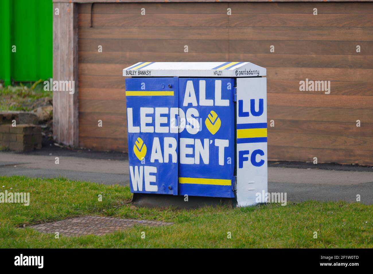 Leeds united bt box hi-res stock photography and images - Alamy
