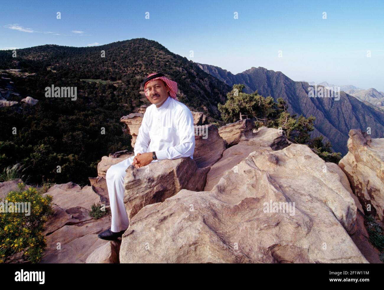 Portrait of Sheikh Abdu Rahman in Asir National Park (Al Soudah ...