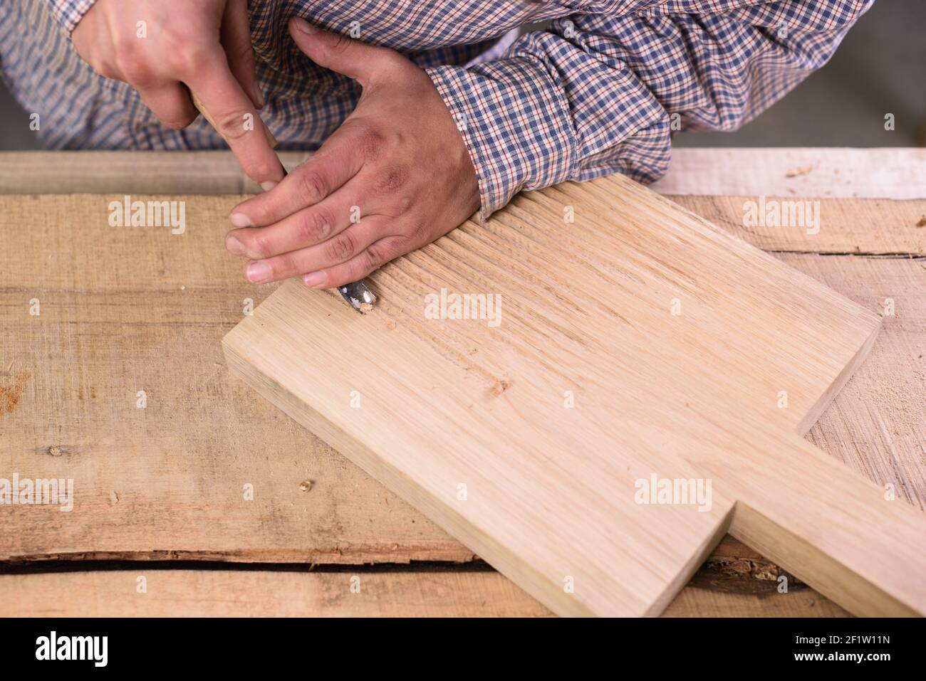 Overhead metal timber carpenter job construction hi-res stock ...