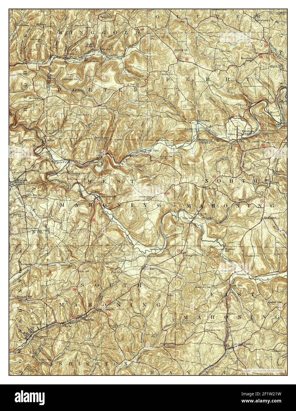Smicksburg, Pennsylvania, map 1939, 1:62500, United States of America ...
