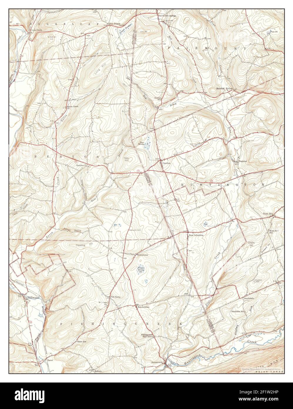 Stillwater, Pennsylvania, map 1947, 1:24000, United States of America ...