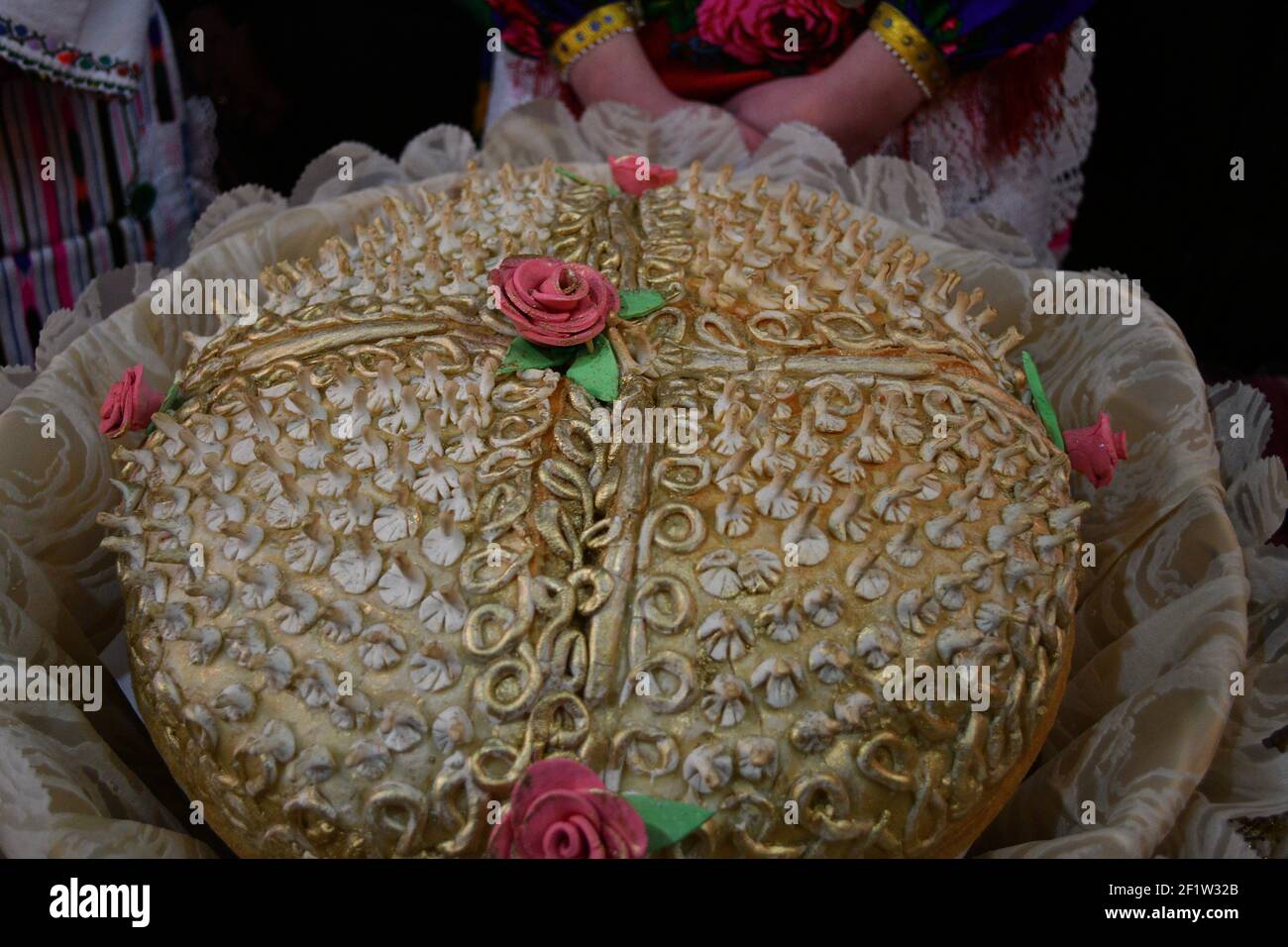 Beautiful bread made for religious holliday Epiphany Stock Photo - Alamy