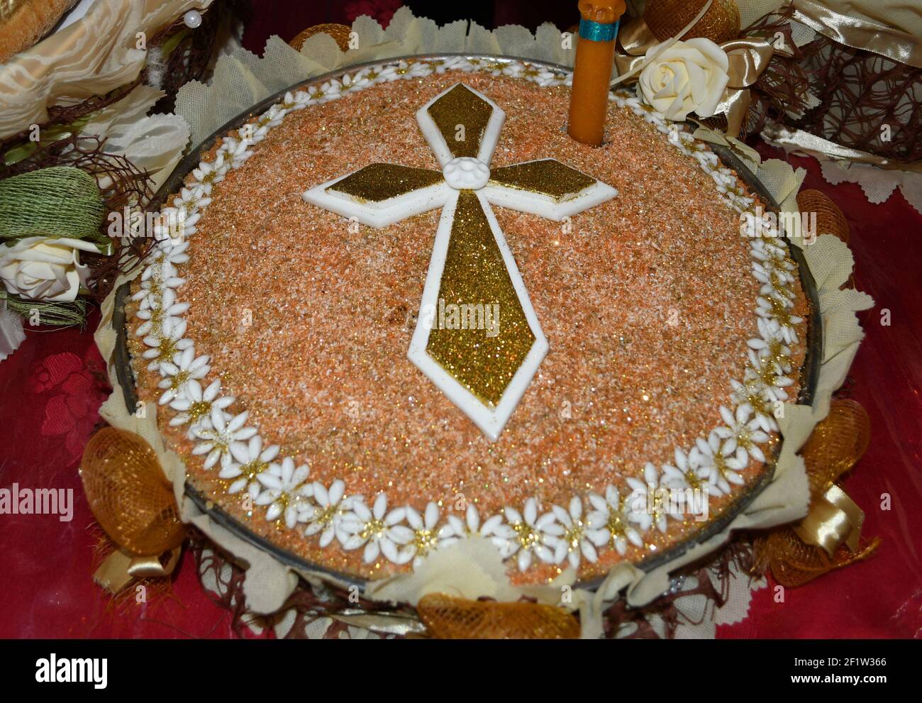 Beautiful bread made for religious holliday Epiphany Stock Photo - Alamy