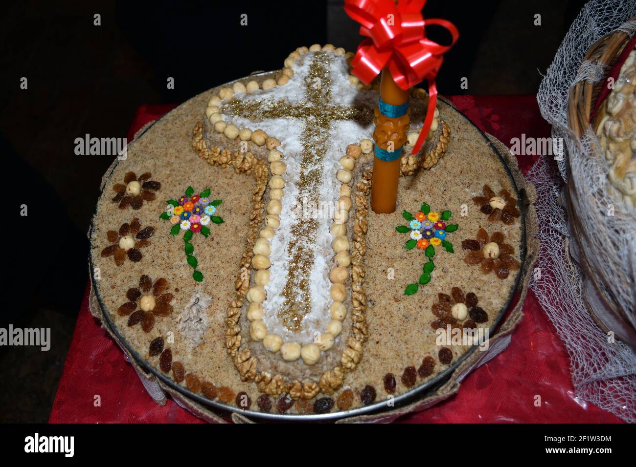 Beautiful bread made for religious holliday Epiphany Stock Photo - Alamy