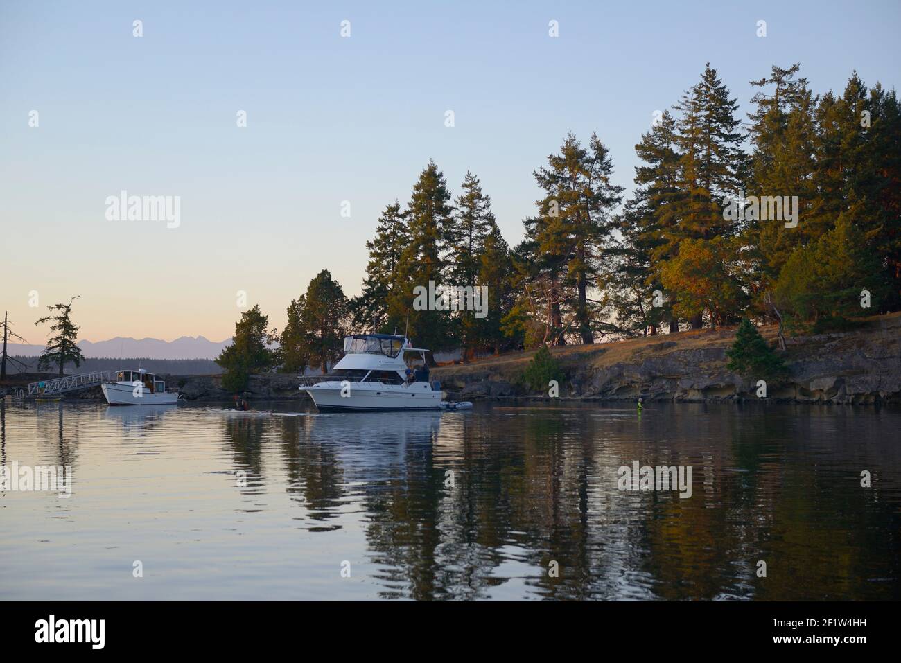 Pirate’s cove at decourcy island hi-res stock photography and images ...