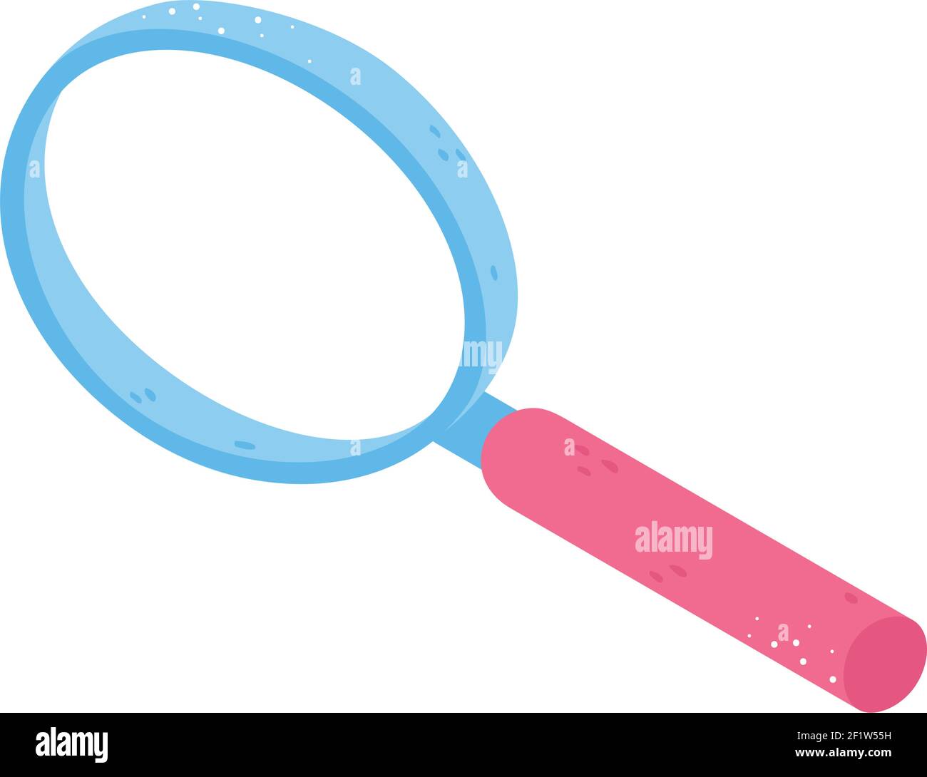 magnifying glass research icon isometric Stock Vector Image & Art - Alamy