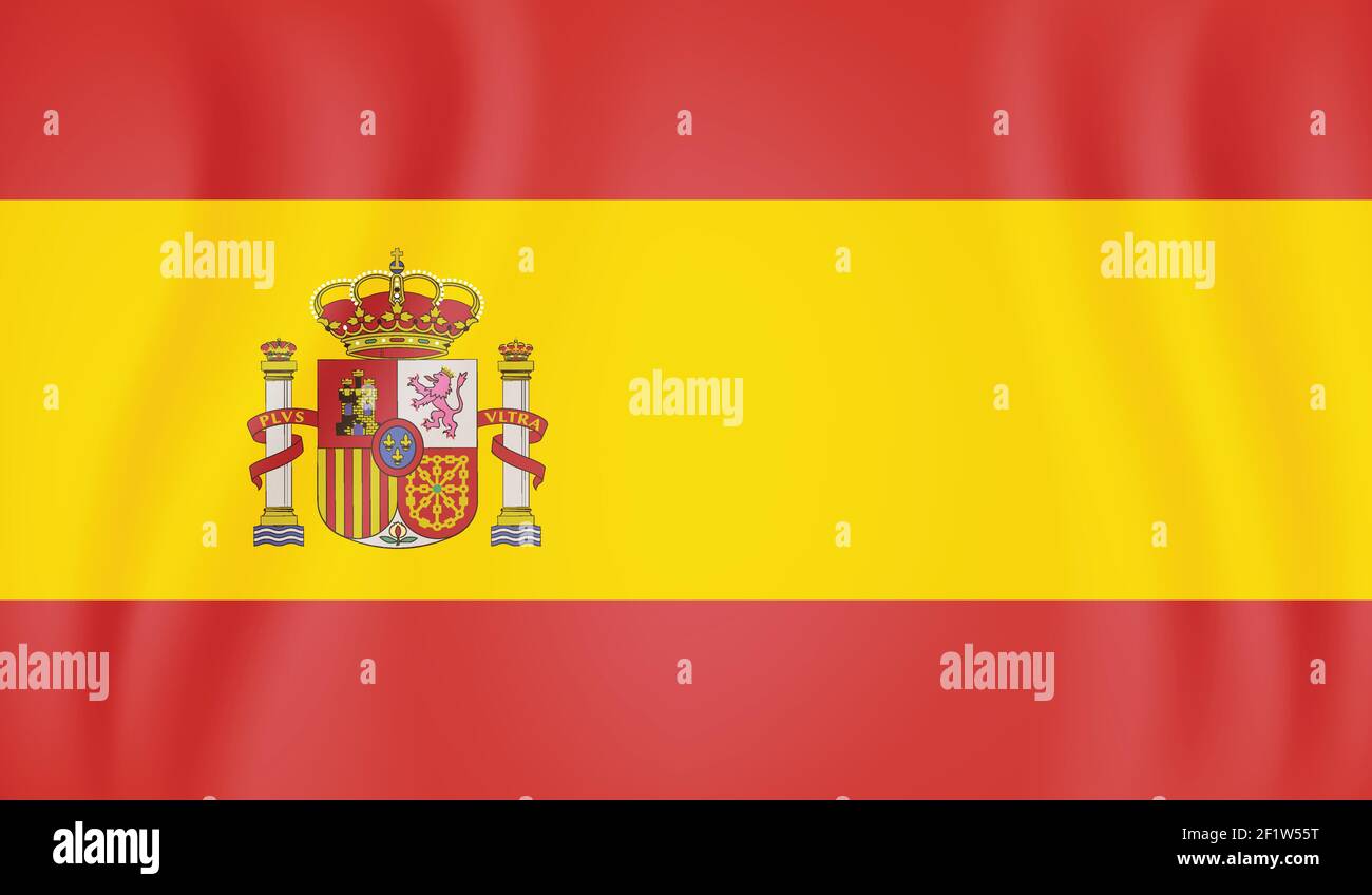 Spanish waving flag vector Stock Vector Image & Art - Alamy
