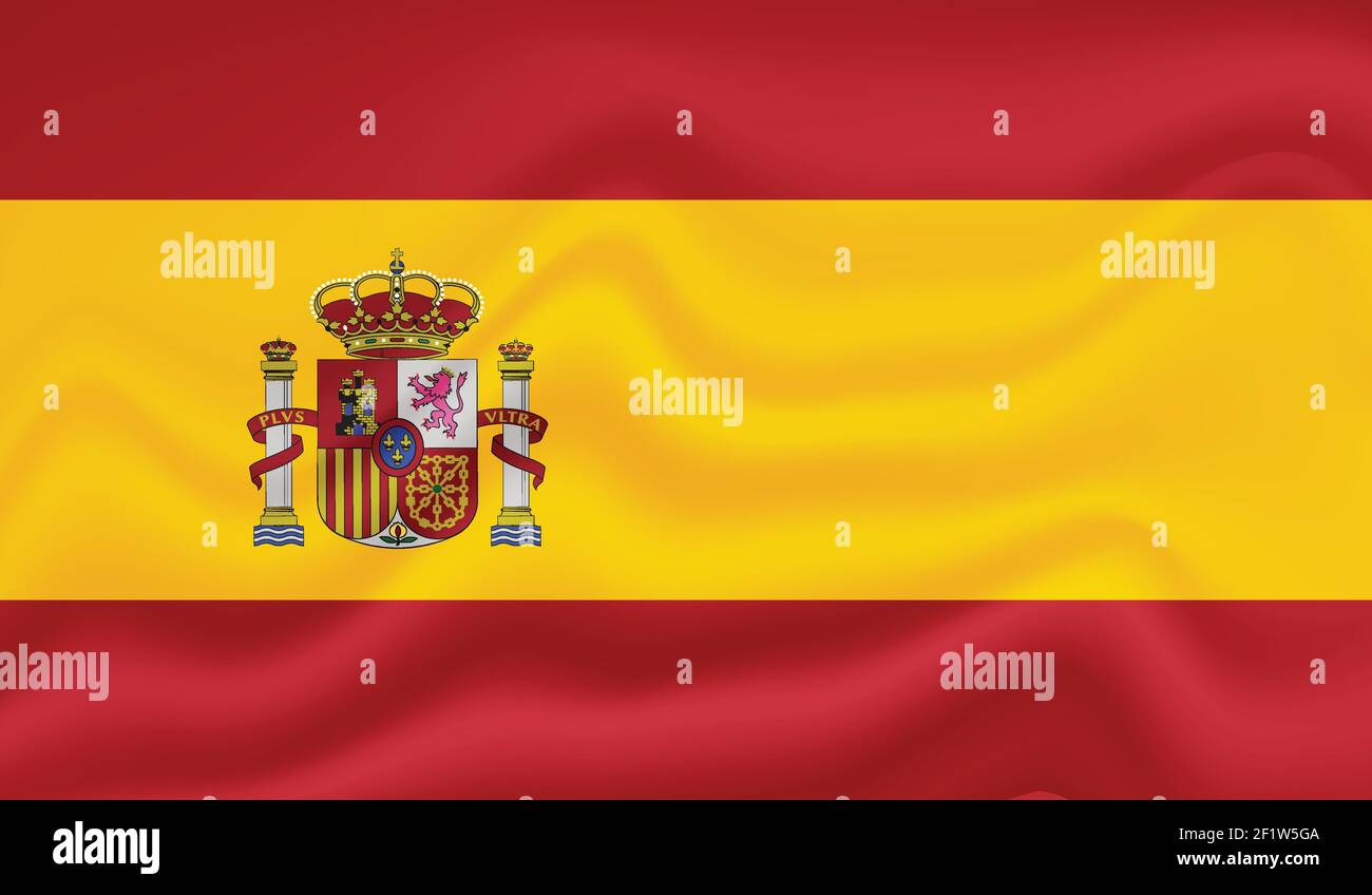 Vector abstract spanish flag Stock Vector Images - Alamy