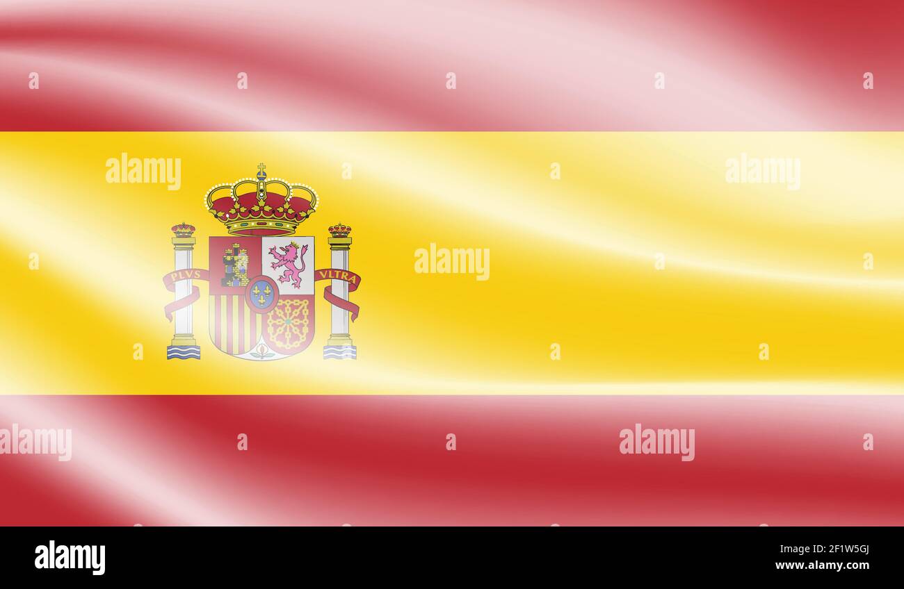 Spanish waving flag vector Stock Vector Image & Art - Alamy