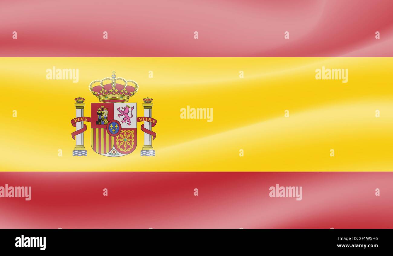 Spanish waving flag vector Stock Vector Image & Art - Alamy