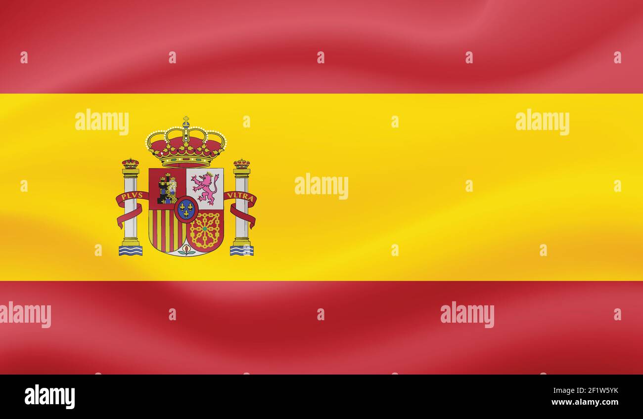 Spanish waving flag vector Stock Vector Image & Art - Alamy