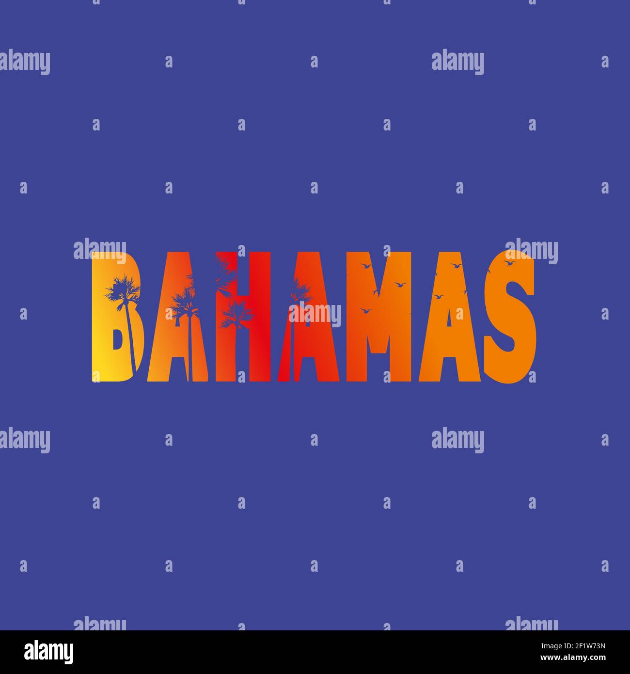 Bahamas nassau beach Stock Vector Images - Alamy