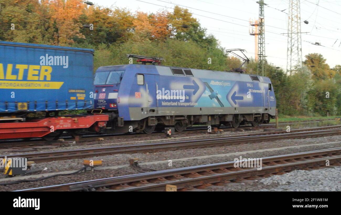 A class 152 EuroSprinter electric powered locomotive, operated by ...