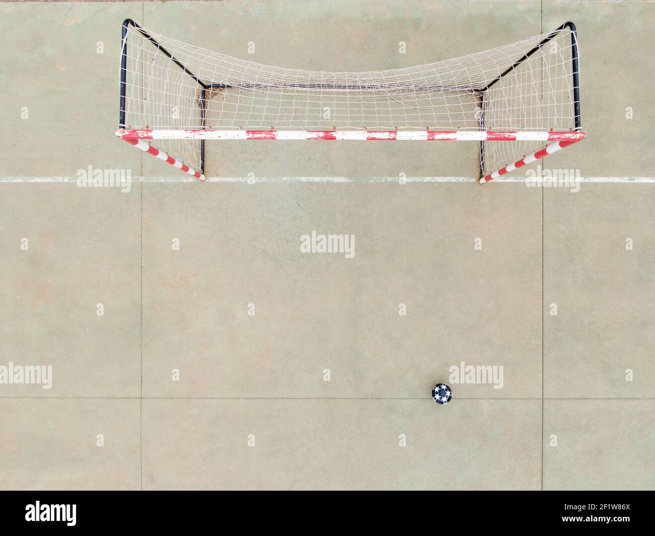 Sport centre soccer net hi-res stock photography and images - Alamy