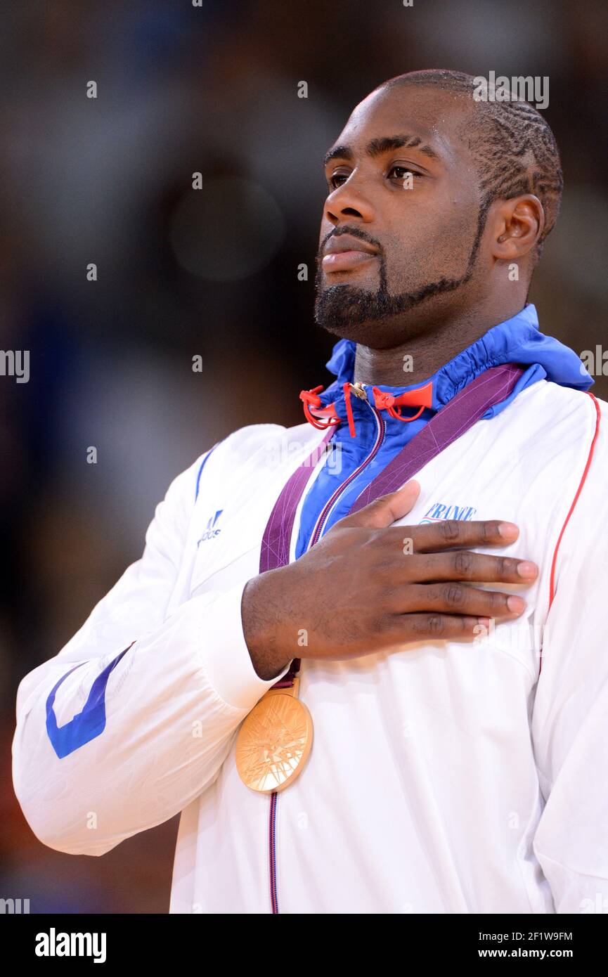 Teddy riner olympic medal gold hi-res stock photography and images - Alamy