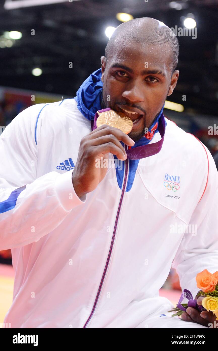Teddy riner olympic medal gold hi-res stock photography and images - Alamy
