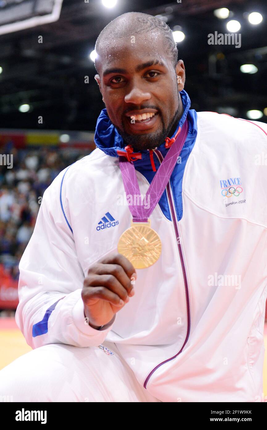 Teddy riner olympic medal gold hi-res stock photography and images - Alamy
