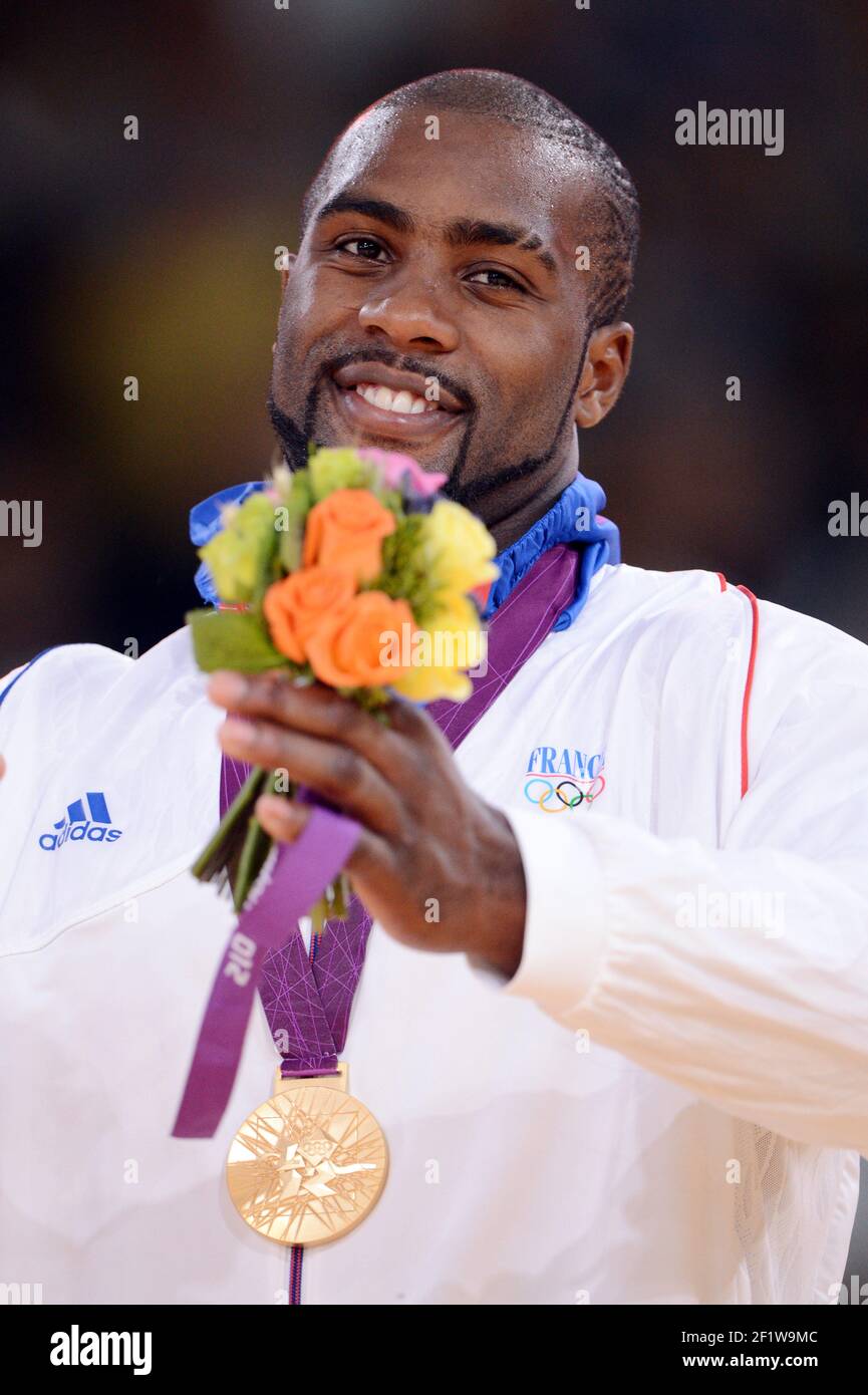 Teddy riner olympic medal gold hi-res stock photography and images - Alamy