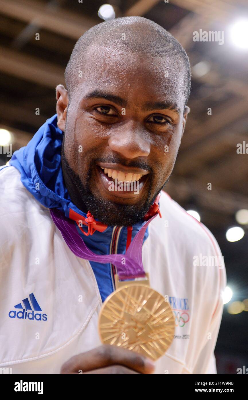Teddy riner olympic medal gold hi-res stock photography and images - Alamy