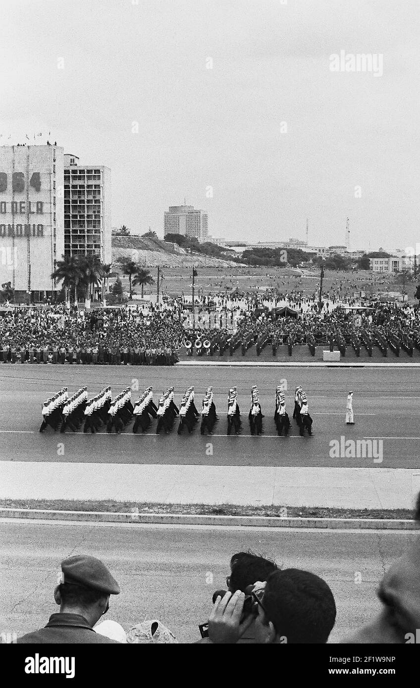 Military parade, Havana (Cuba : Province), Havana (Cuba), Cuba, 1963 ...