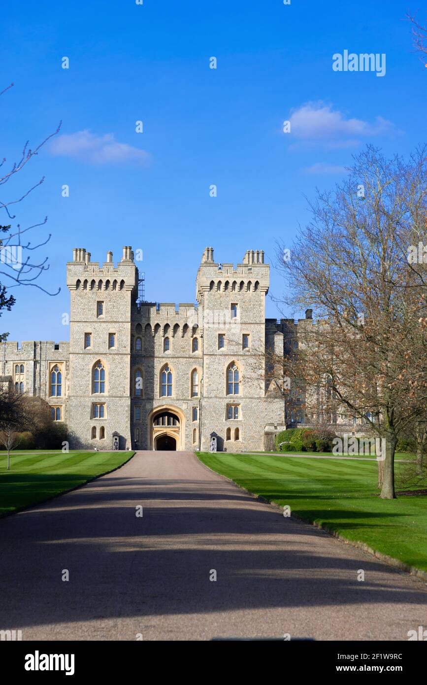 George IV Gateway to Windsor Castle an official residence of King ...