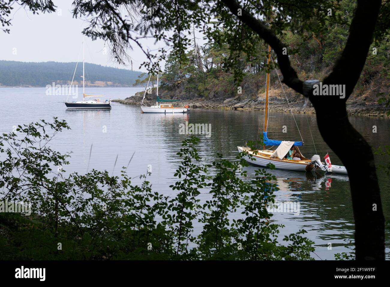 Portland Island, Gulf Islands National Park Reserve of Canada, Southern ...