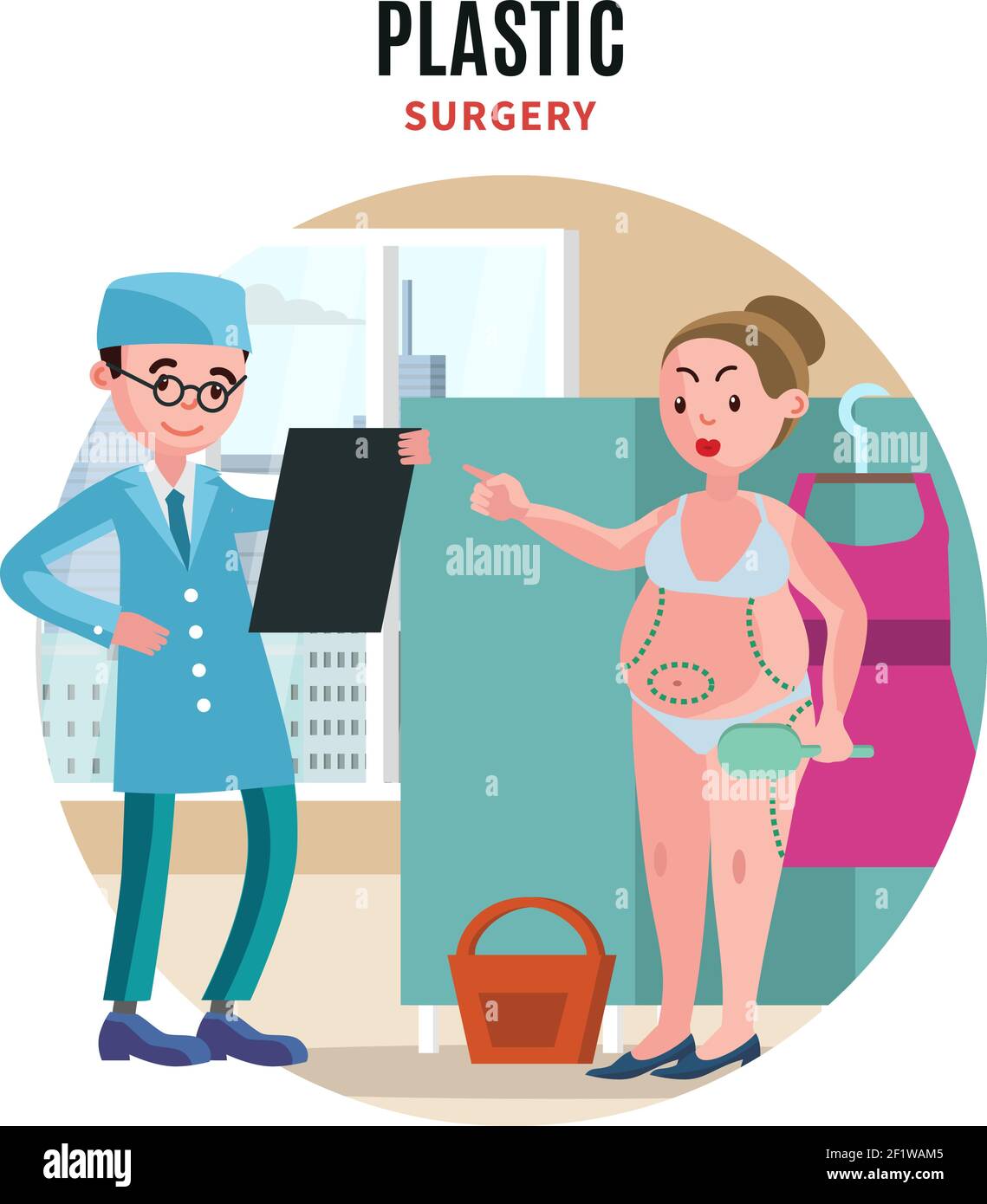 Plastic surgery see also Stock Vector Images - Alamy