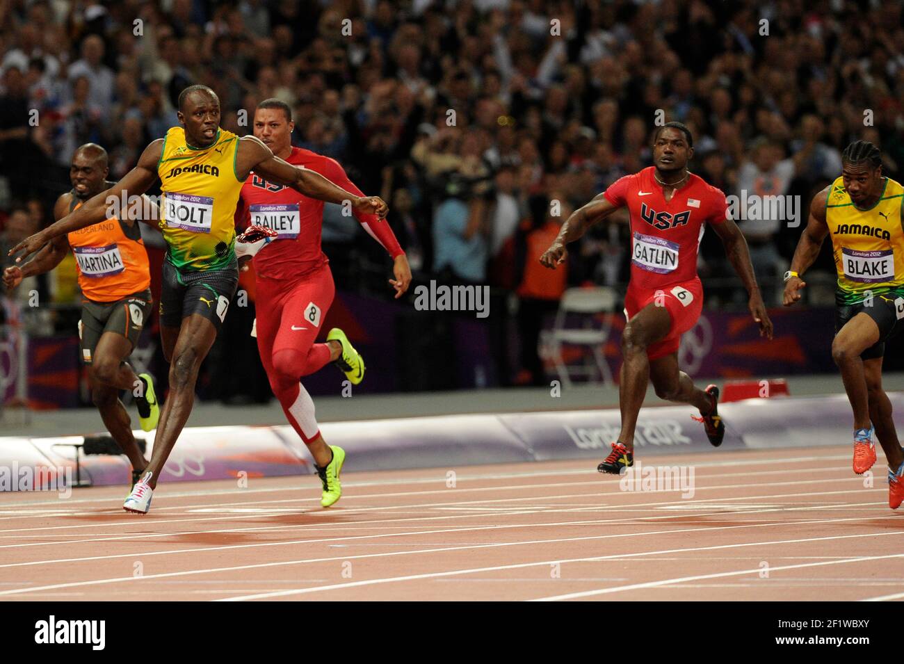 Justin gatlin medaille hi-res stock photography and images - Alamy