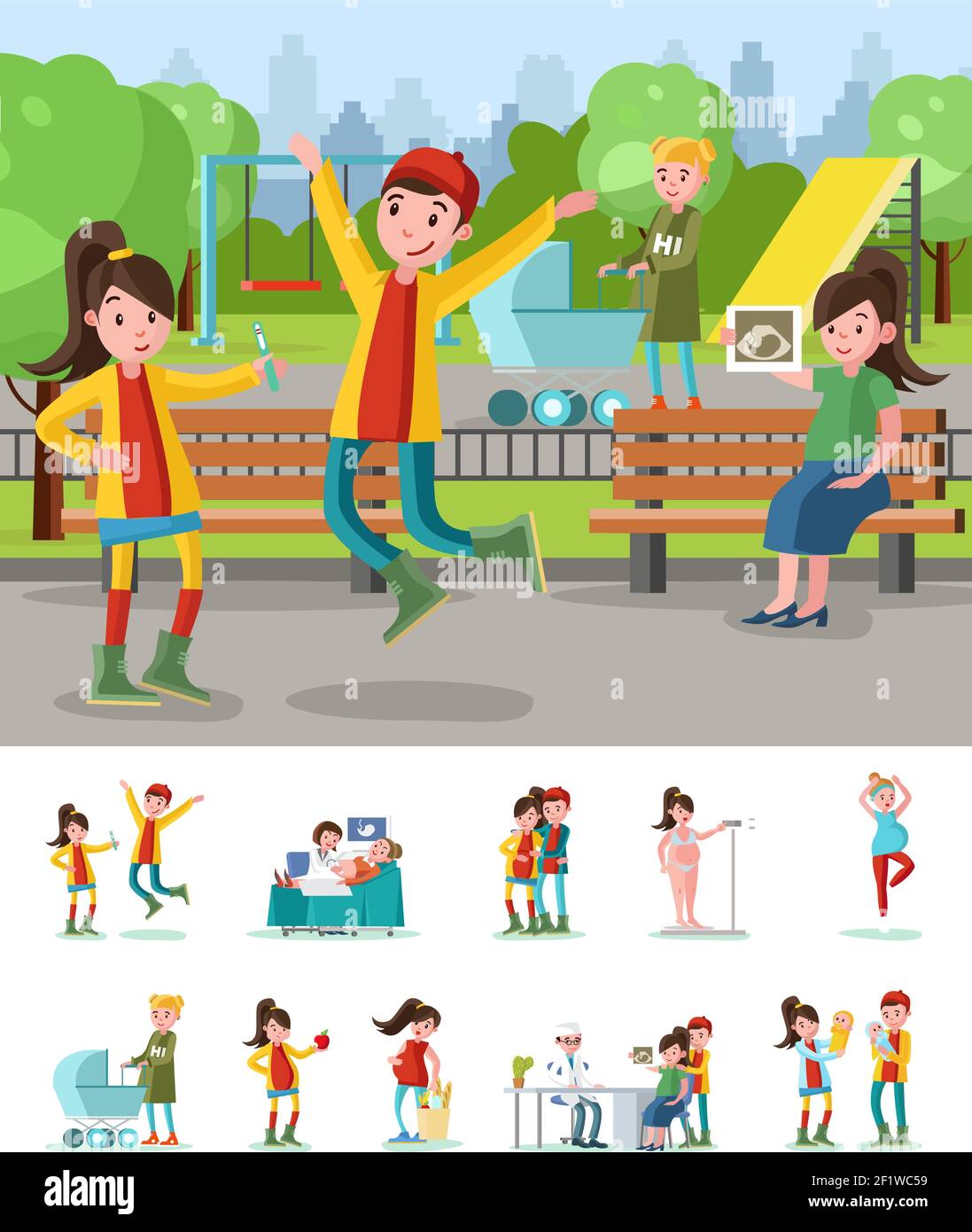 Collection various situations baby hi-res stock photography and images ...