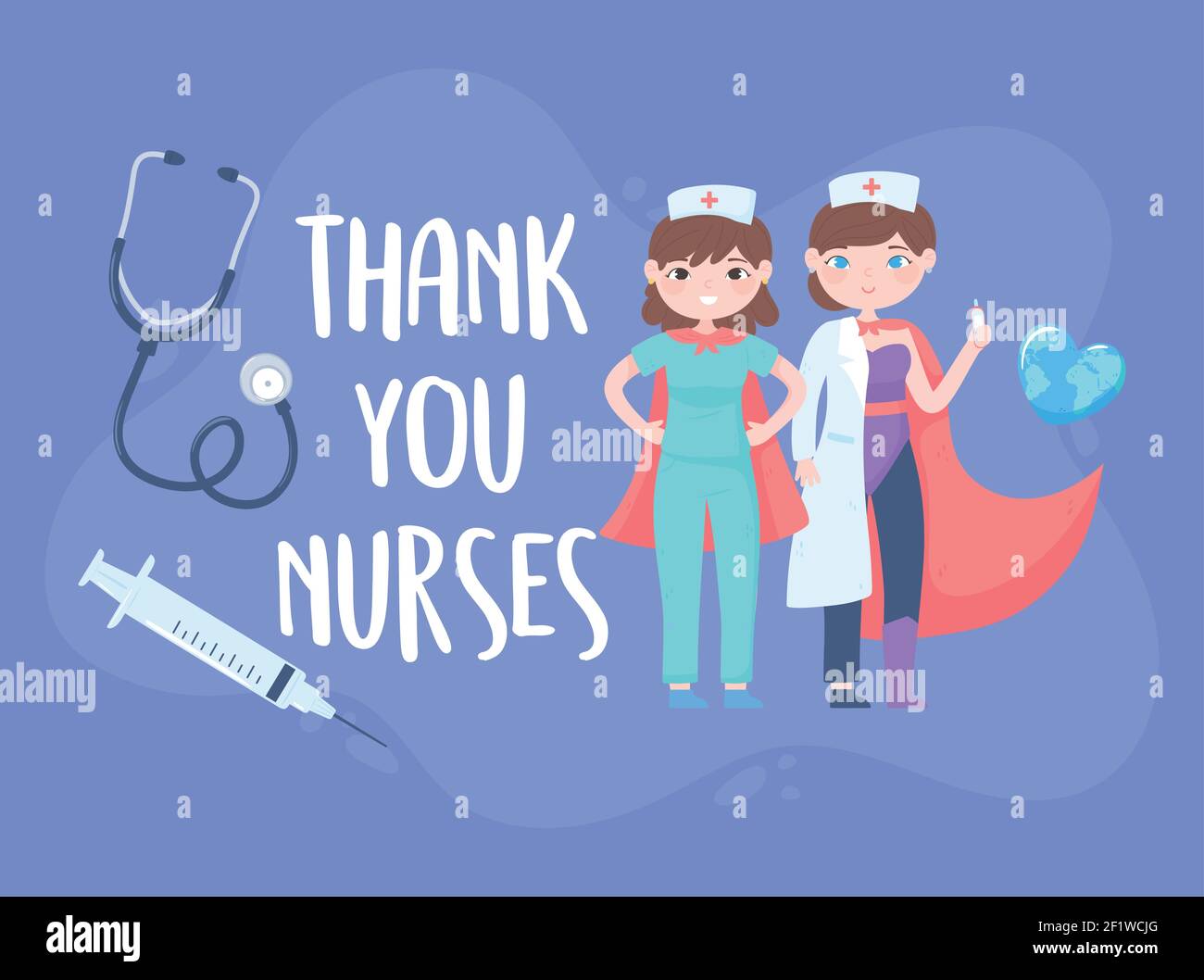 super nurses wearing capes cartoon Stock Vector Image & Art - Alamy