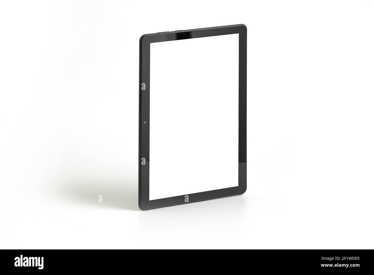 Tablet PC Isolated on white, front view , include two clipping paths ...