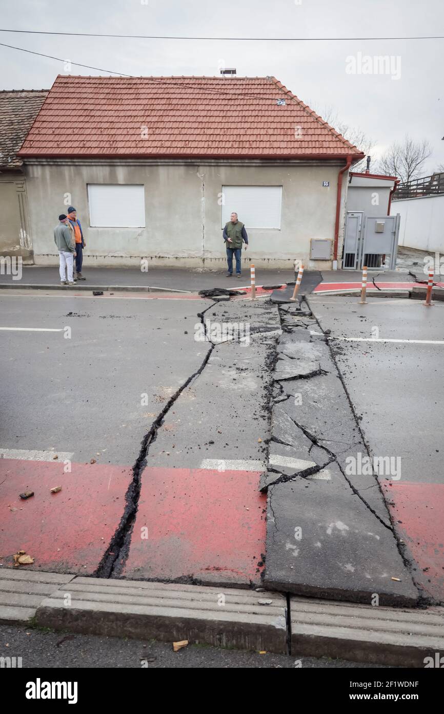 A strong earthquake hit Croatia yesterday, the epicenter of the 6.2 ...