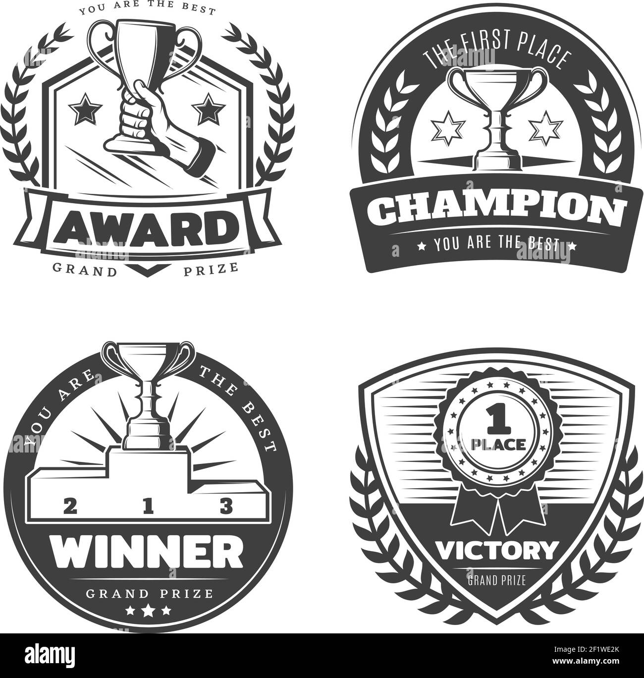 Holding trophy vintage Black and White Stock Photos & Images - Alamy