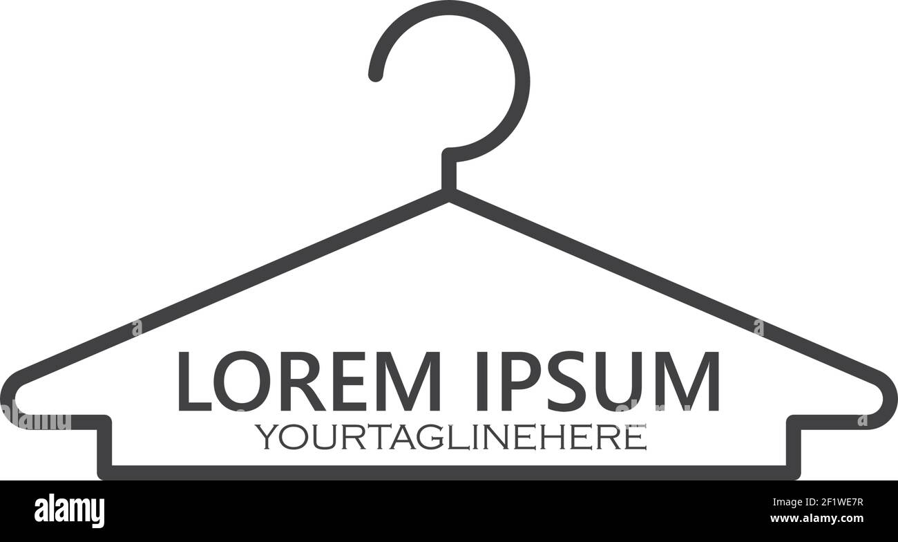 Hanger logo Black and White Stock Photos & Images - Alamy