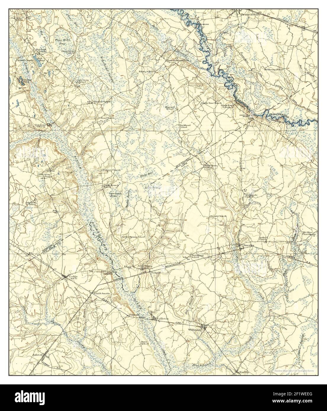 Lodge, South Carolina, map 1921, 1:62500, United States of America by ...