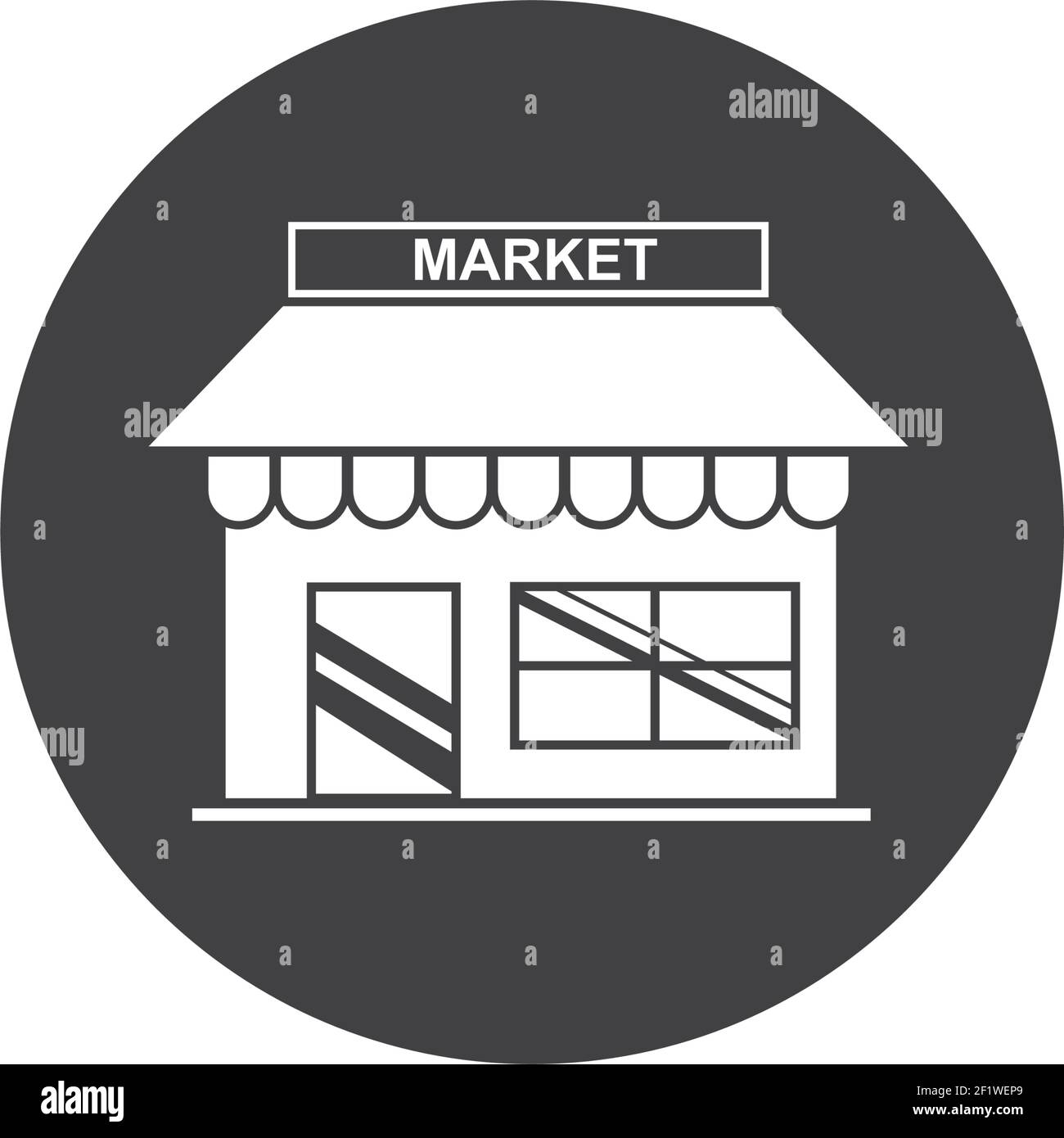 Sign logo retail store storefront Stock Vector Images - Alamy