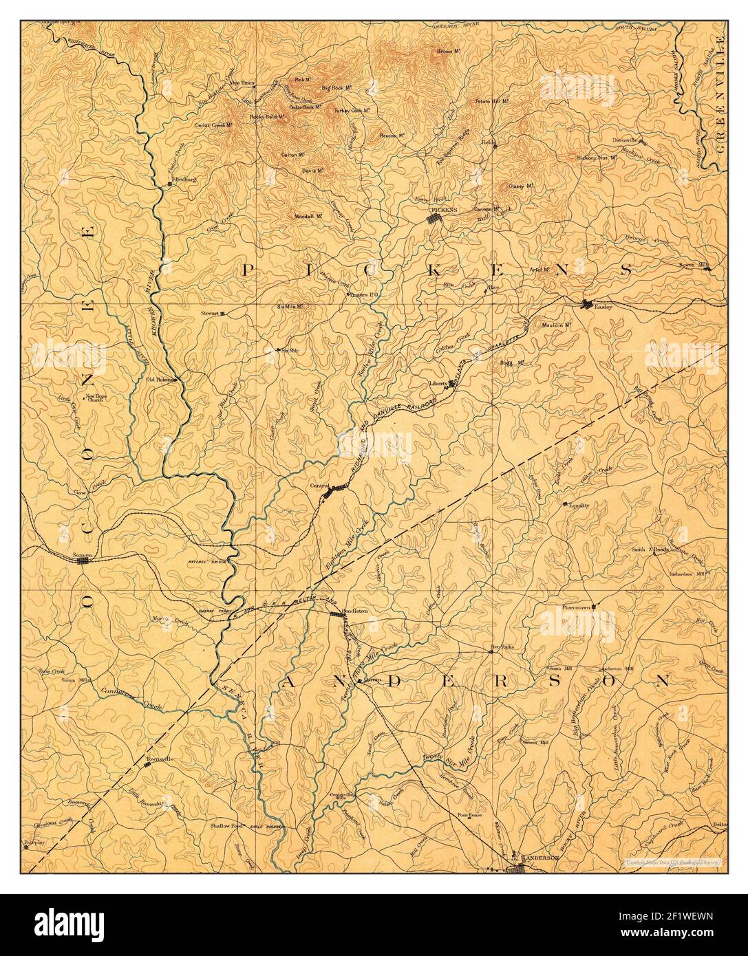 Pickens Map High Resolution Stock Photography and Images - Alamy