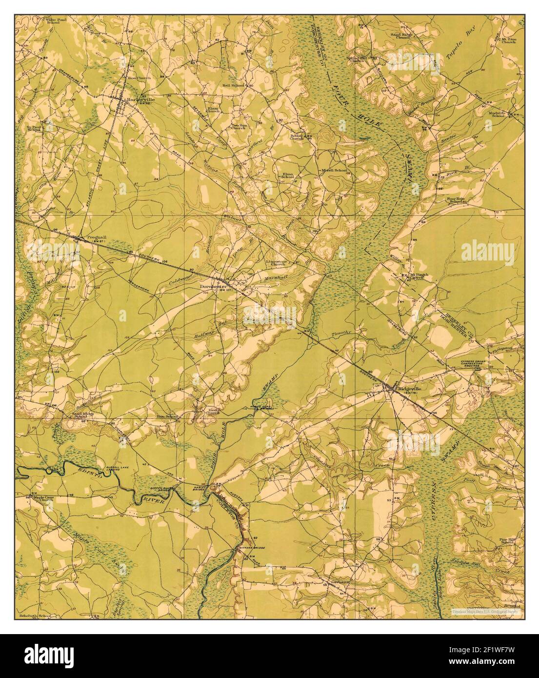 Map of the south 1920 hi-res stock photography and images - Alamy
