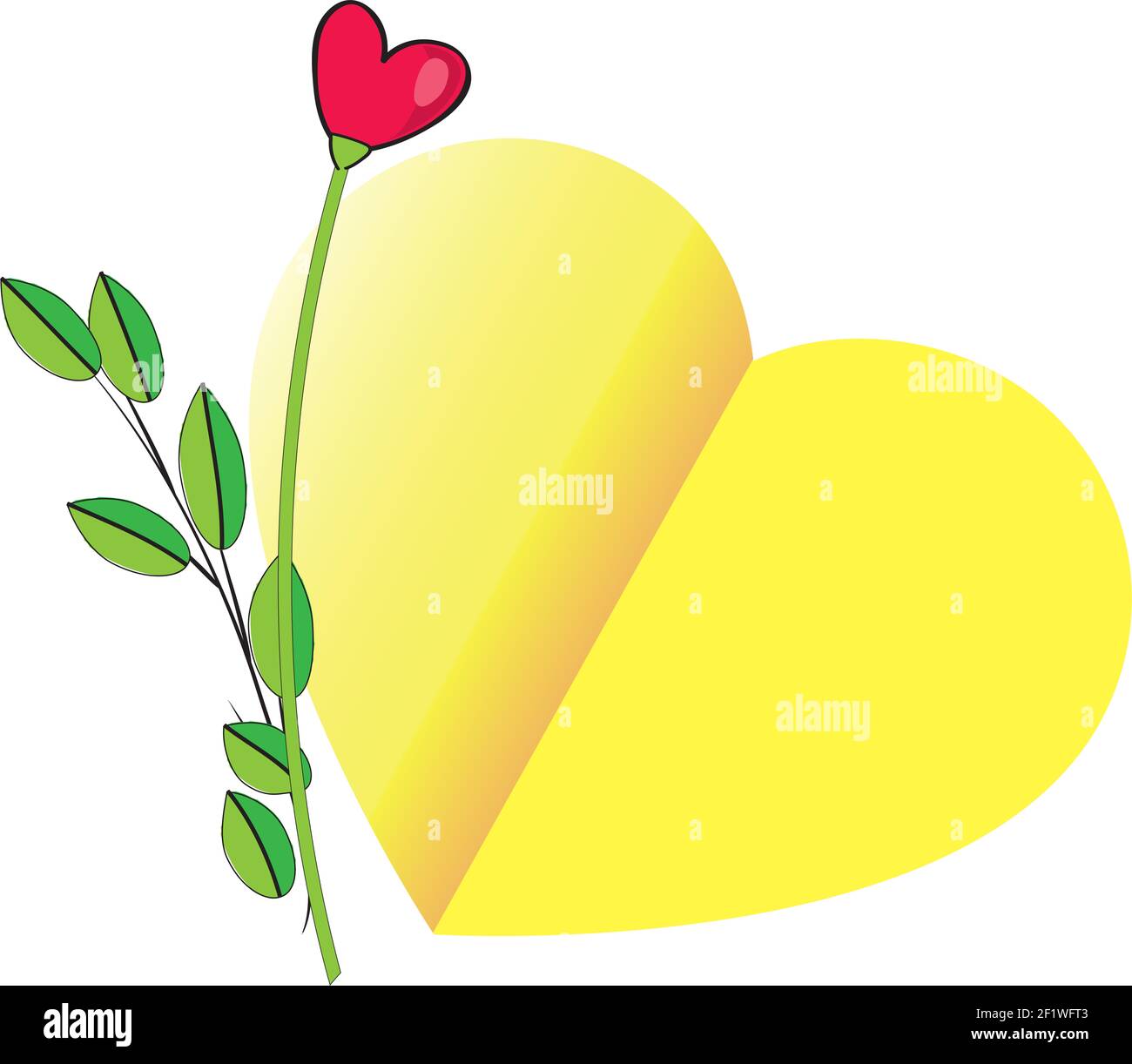 Cute cartoon set hearts Cut Out Stock Images & Pictures - Alamy