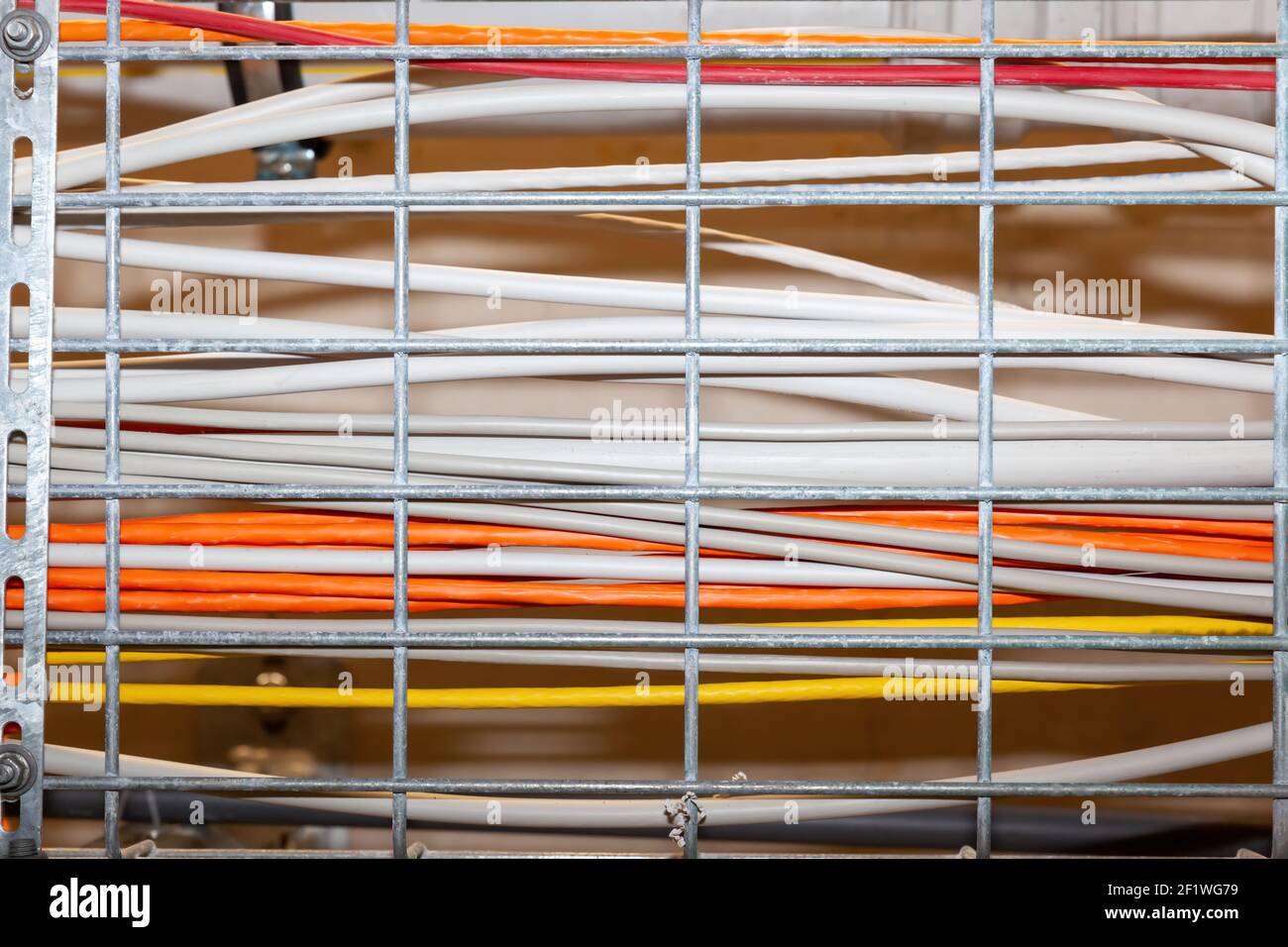 Power cable grid indoor Stock Photo - Alamy
