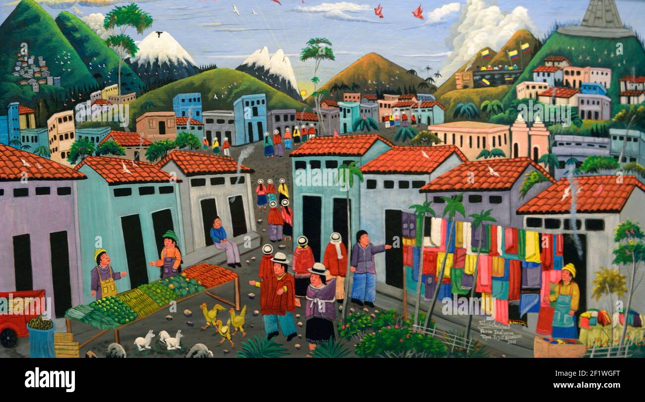 Painting quito hi-res stock photography and images - Alamy